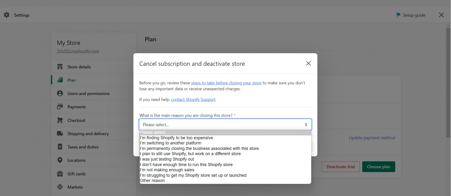 Cancel Shopify Free Trial: A Complete Step-by-step Guide