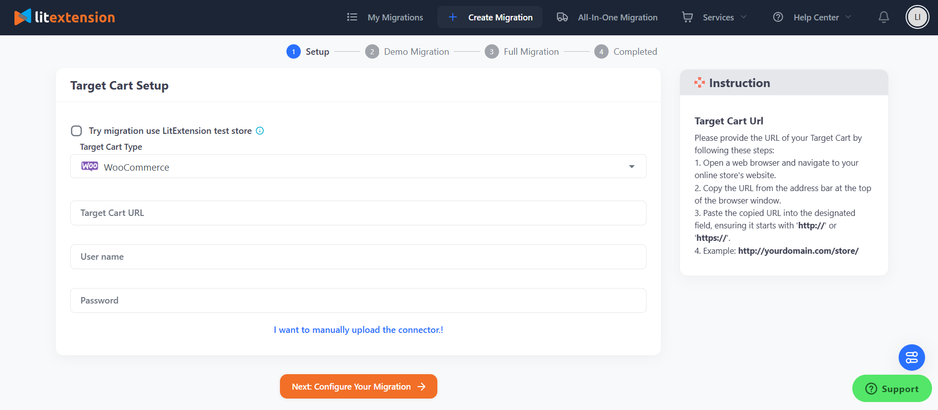 How many steps are there to migrate data from your store to a target ...
